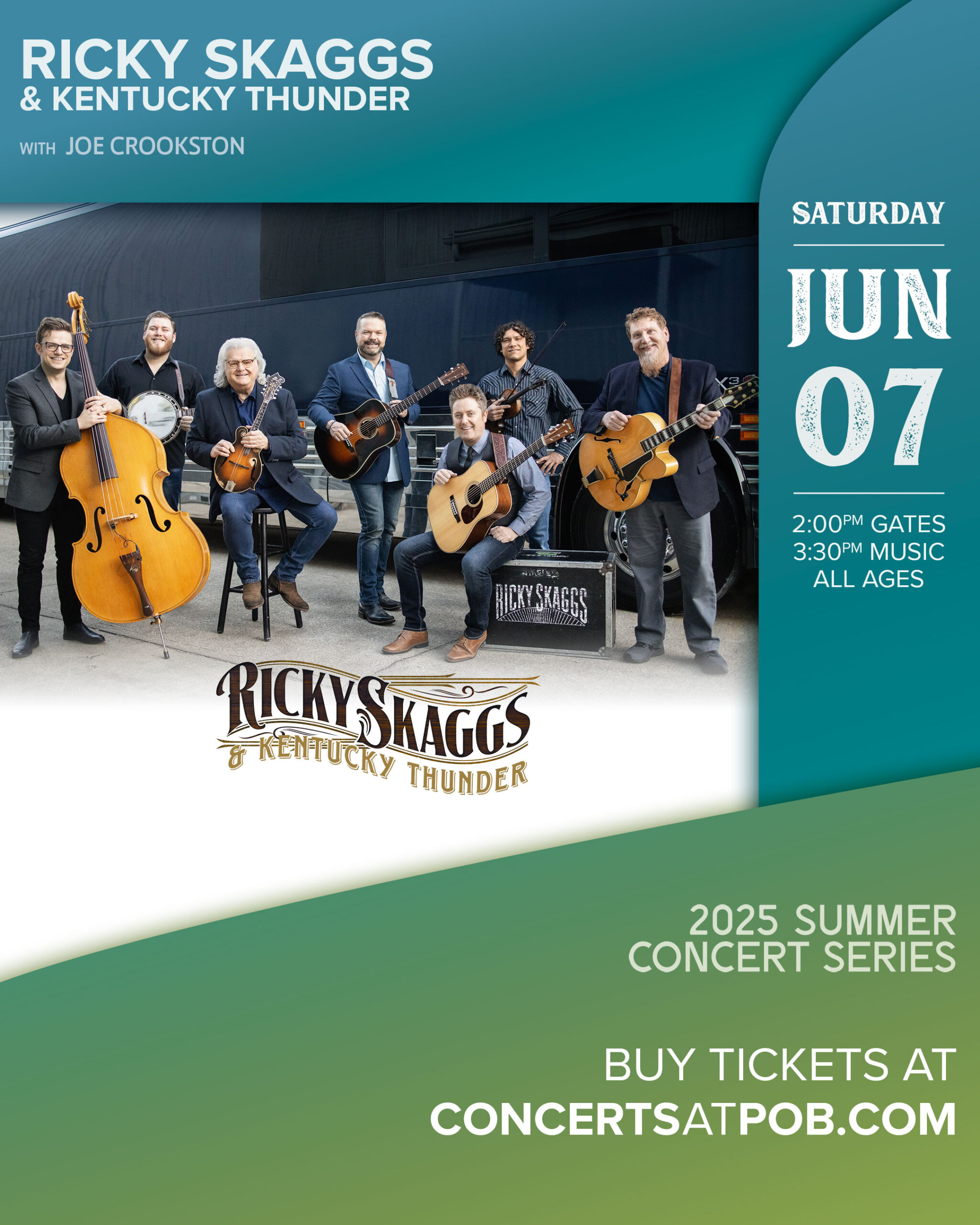RICKY SKAGGS - Buy Tickets - June 7 - Keuka Lake